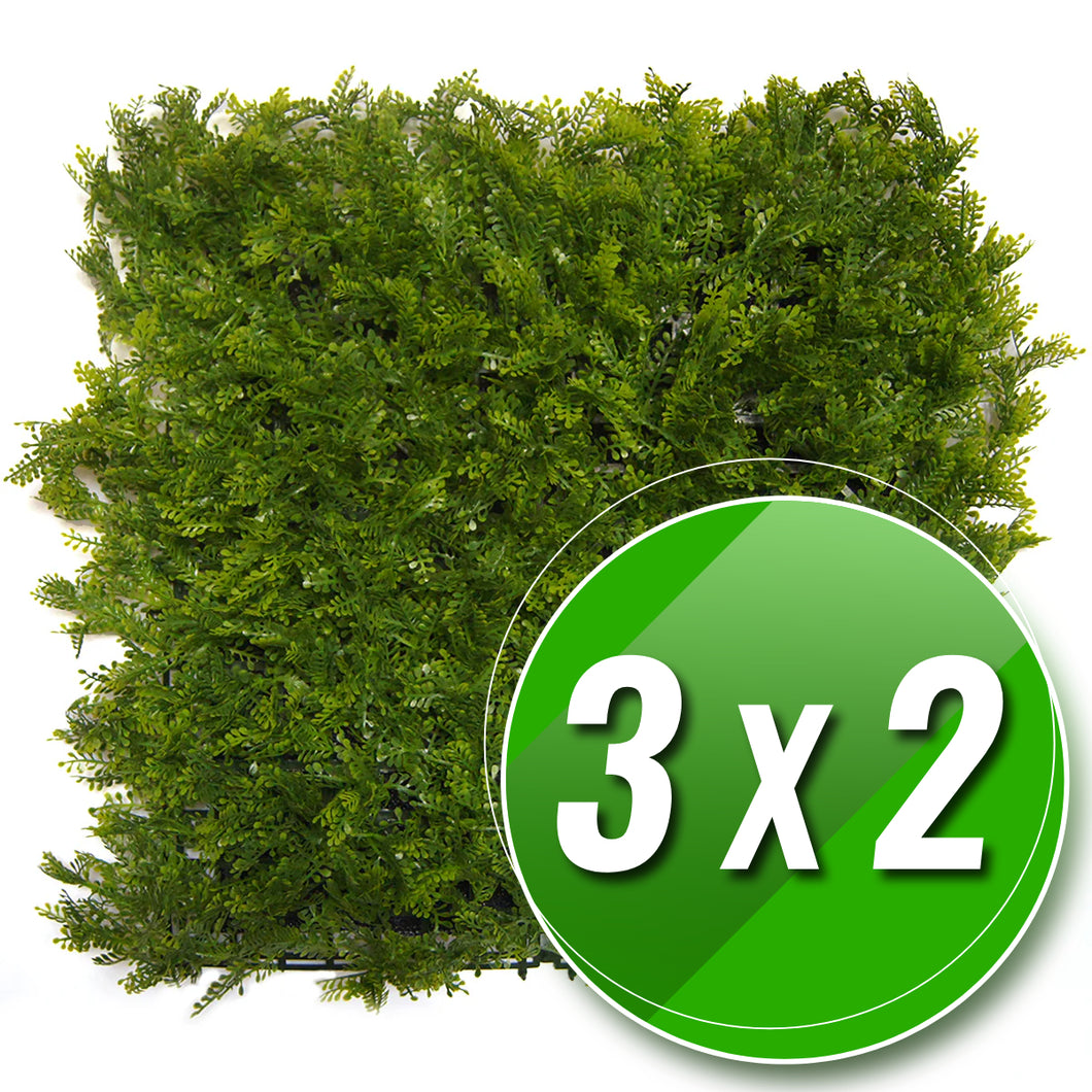 Fern Green Wall Panels - Artificial Foliage by GreenSmart Dekor