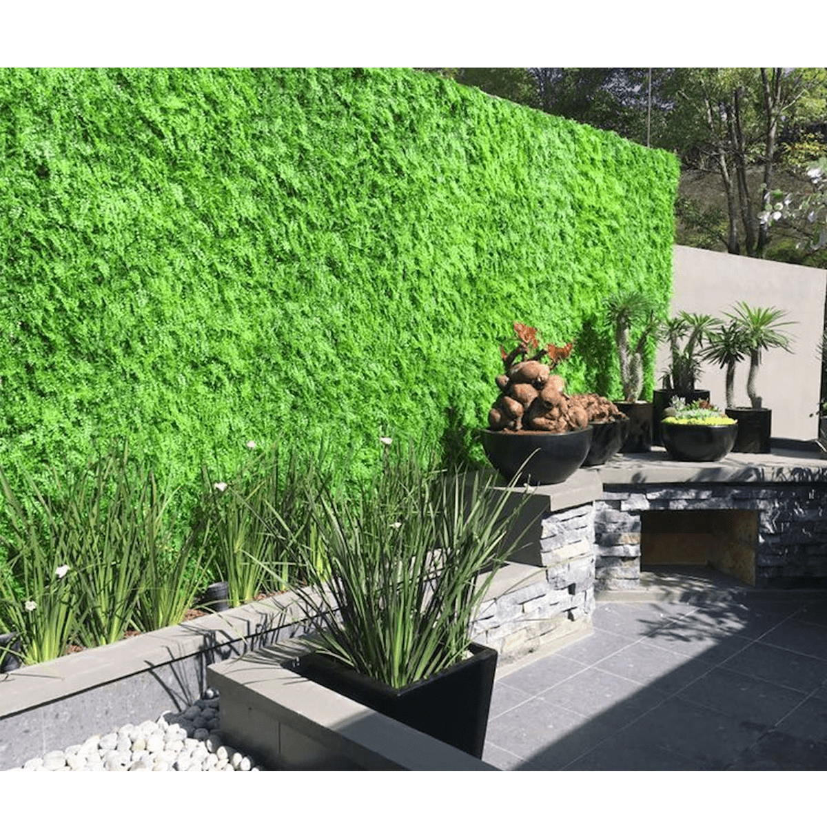 Maya Green Wall Panels - Artificial Foliage by GreenSmart - GreenSmart ...